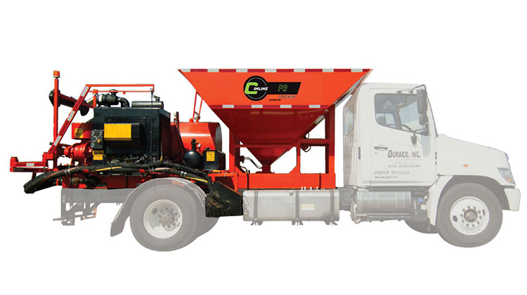 Cimline P3™ Truck-Mounted Patcher | DuraPatcher™ Technology